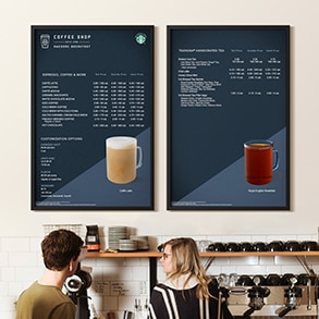 We Proudly Serve Starbucks® Image Galleries for Menu Boards | Nestlé ...